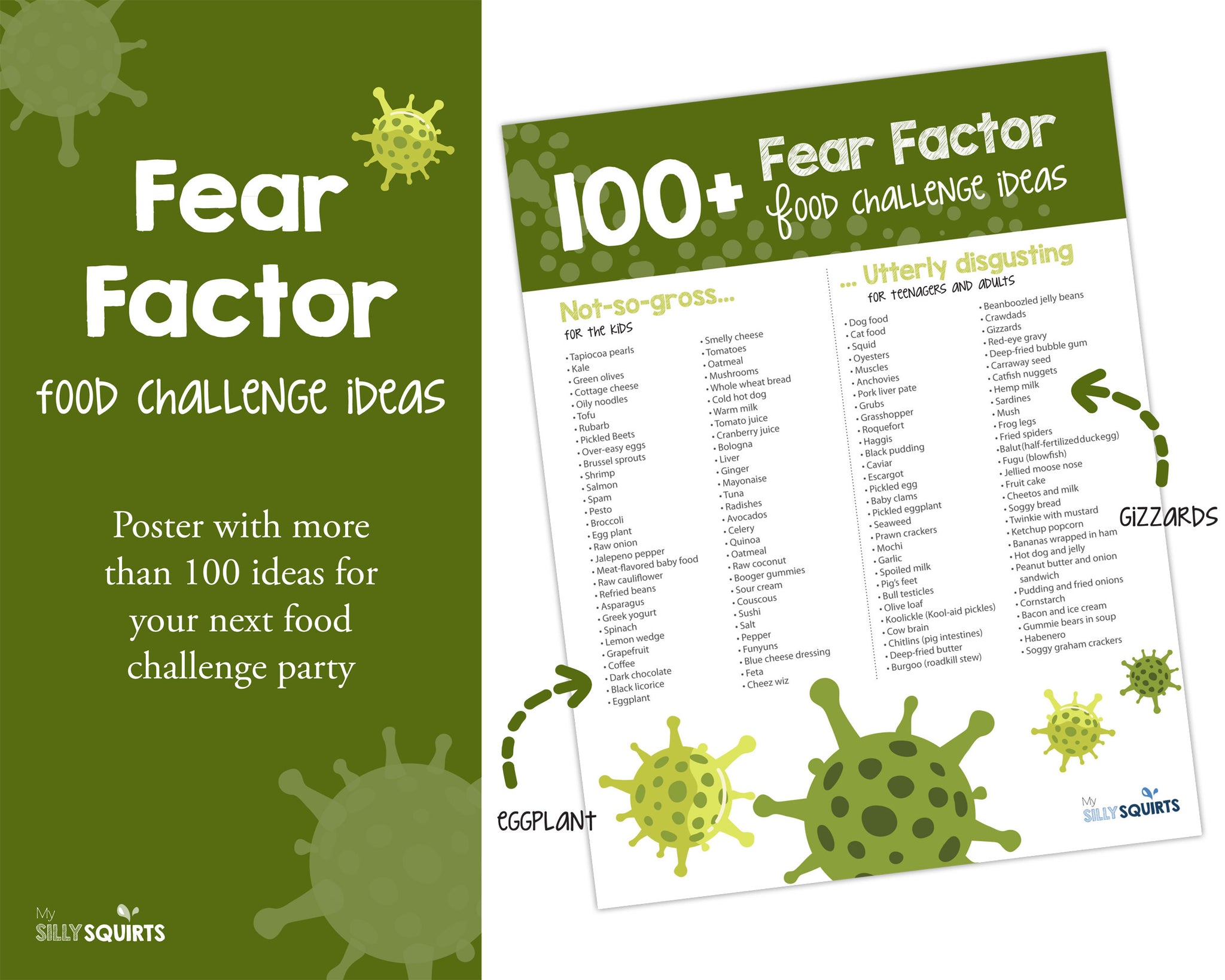 Fear Factor Challenge Idea Poster – mysillysquirts