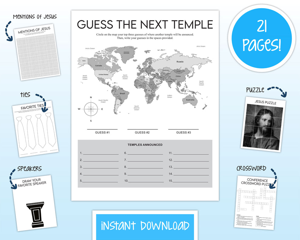 LDS General Conference Activity Packet – mysillysquirts