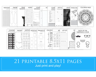 LDS General Conference Activity Packet – mysillysquirts