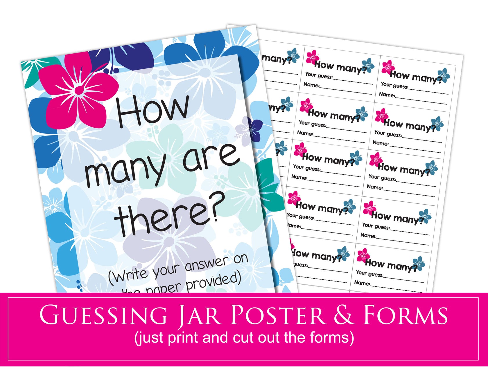 Hawaiian Luau Activity Posters – mysillysquirts