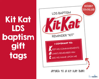 Kit Kat baptism gift tag – mysillysquirts