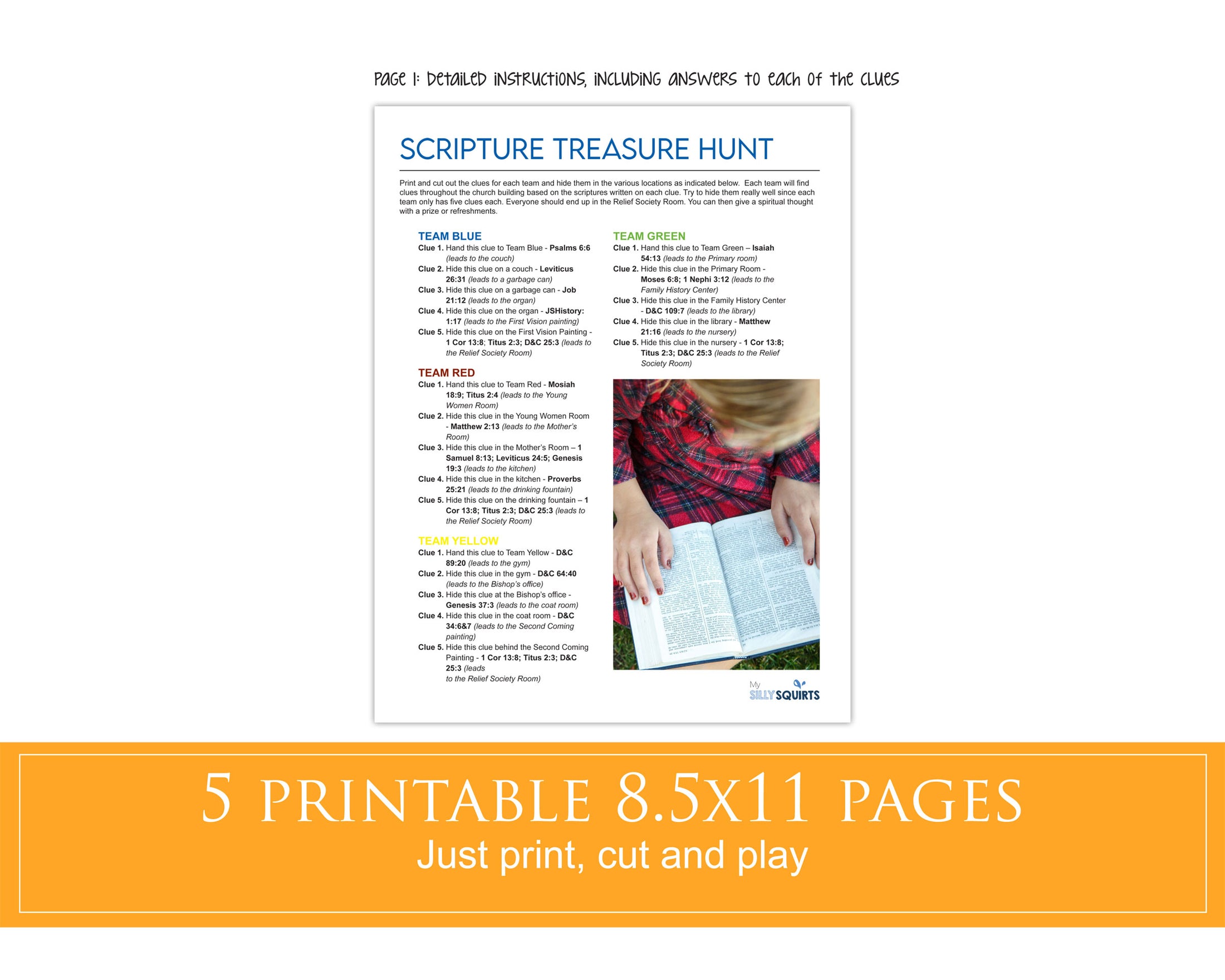 LDS Scripture Treasure Hunt – mysillysquirts