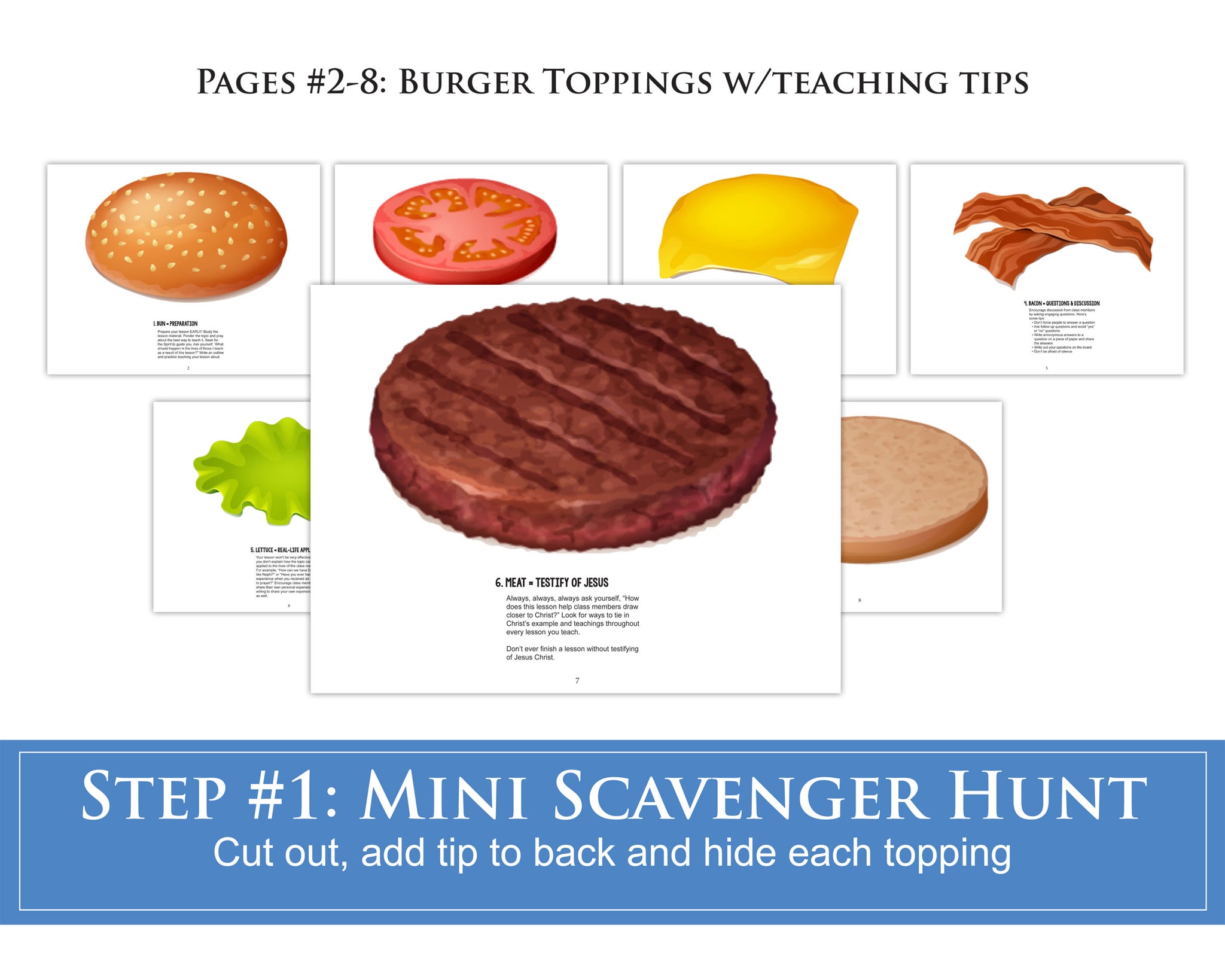 The Teaching Burger - LDS Youth Teaching Activity – mysillysquirts