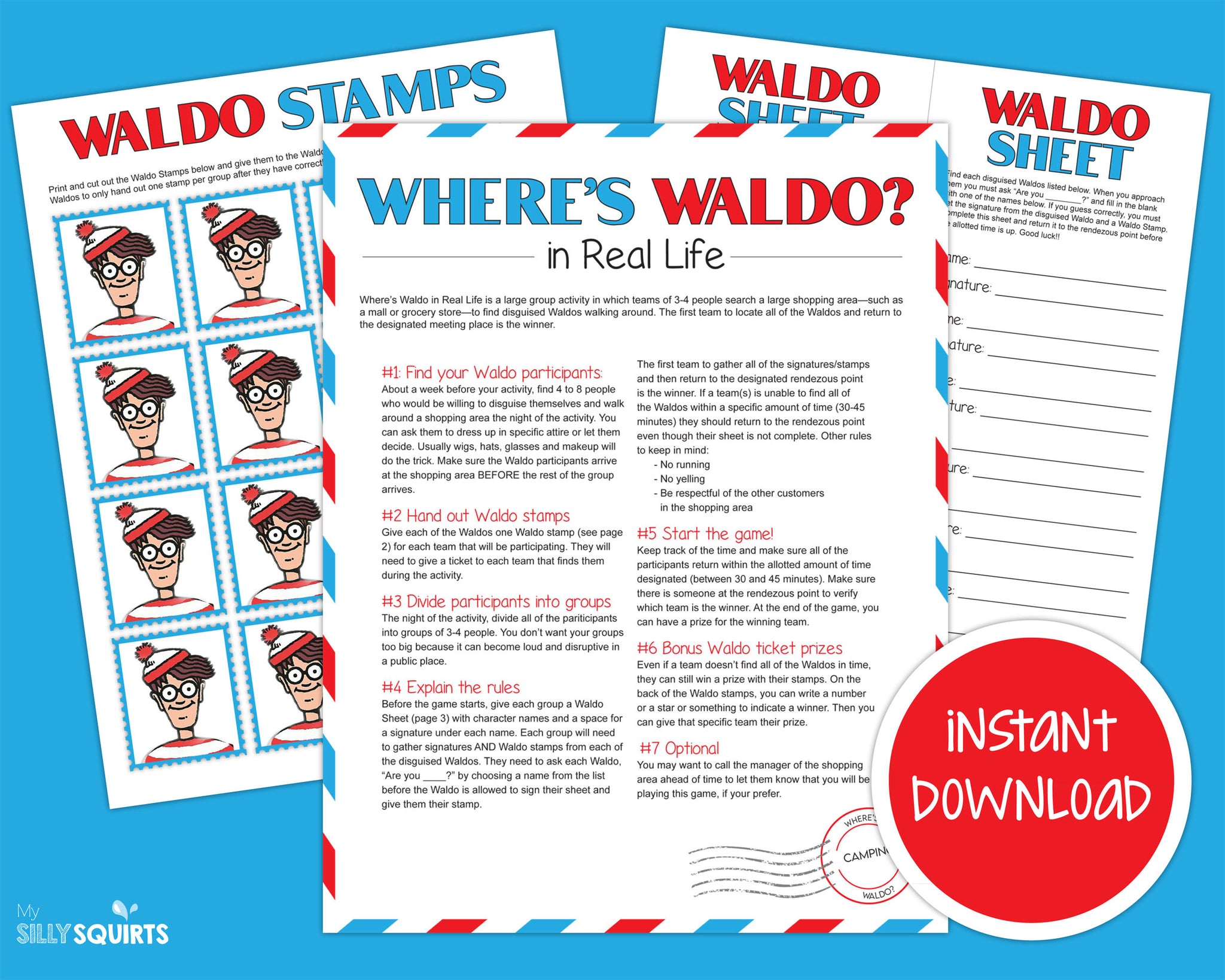 Where's Waldo Youth Activity Packet – mysillysquirts