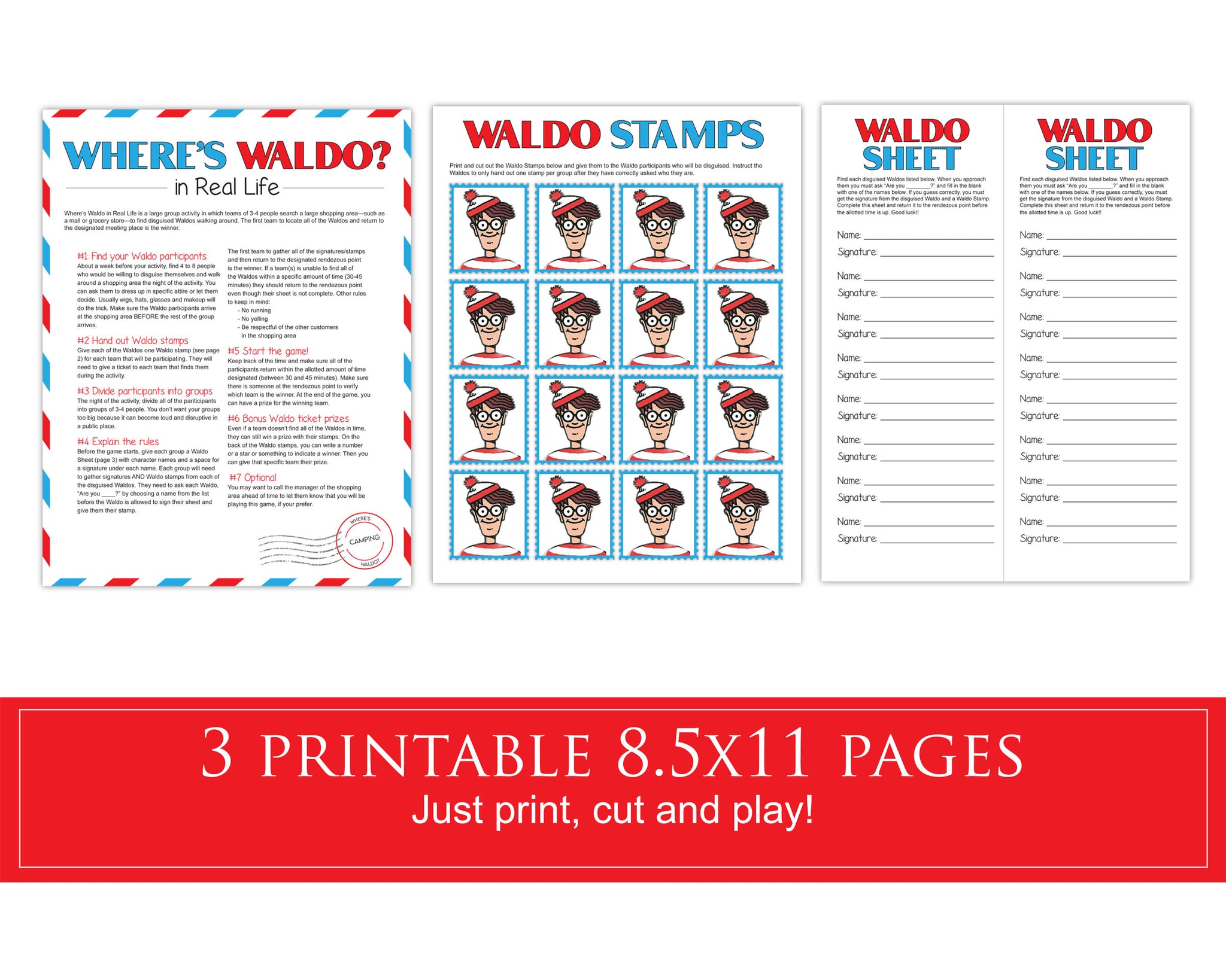 Where's Waldo Youth Activity Packet – mysillysquirts
