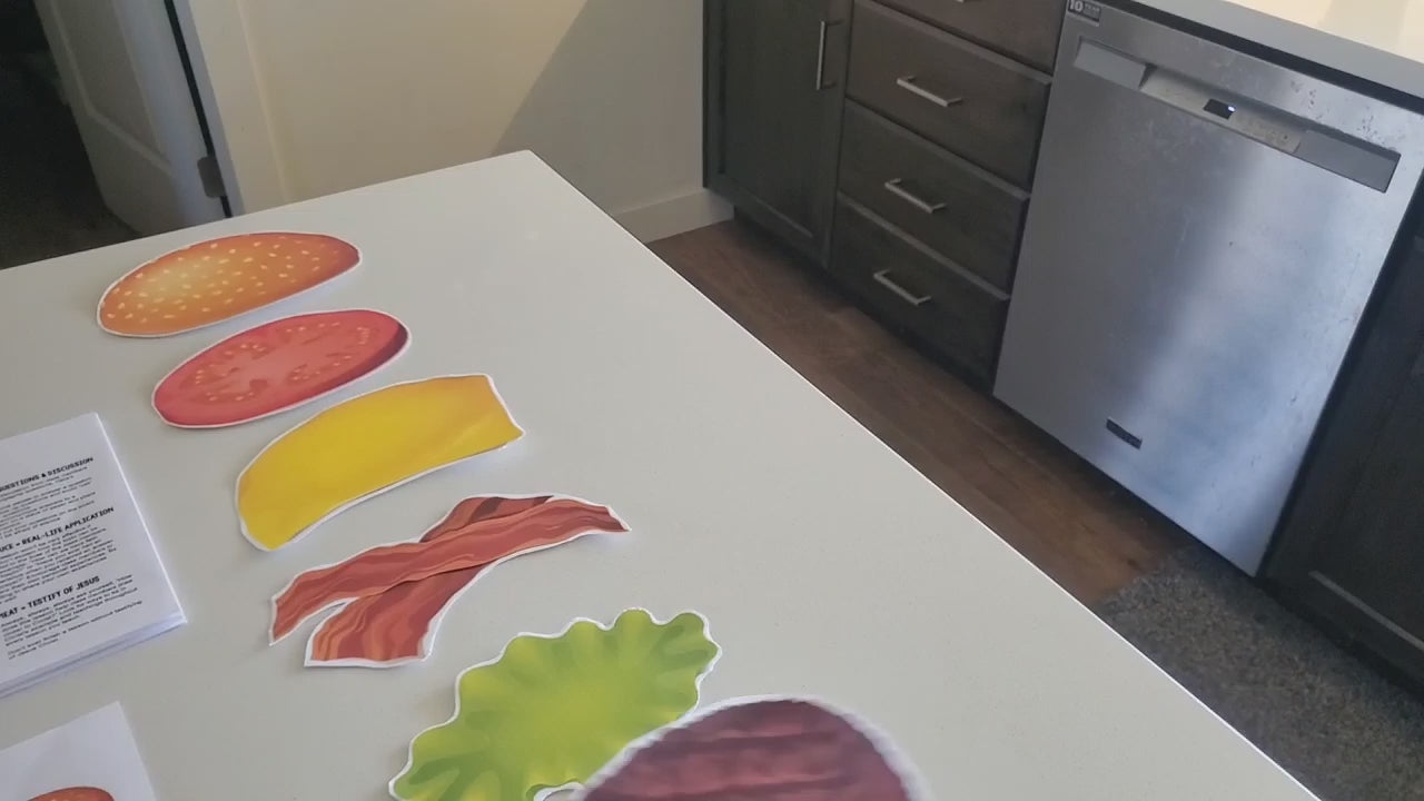 The Teaching Burger - LDS Youth Teaching Activity – mysillysquirts